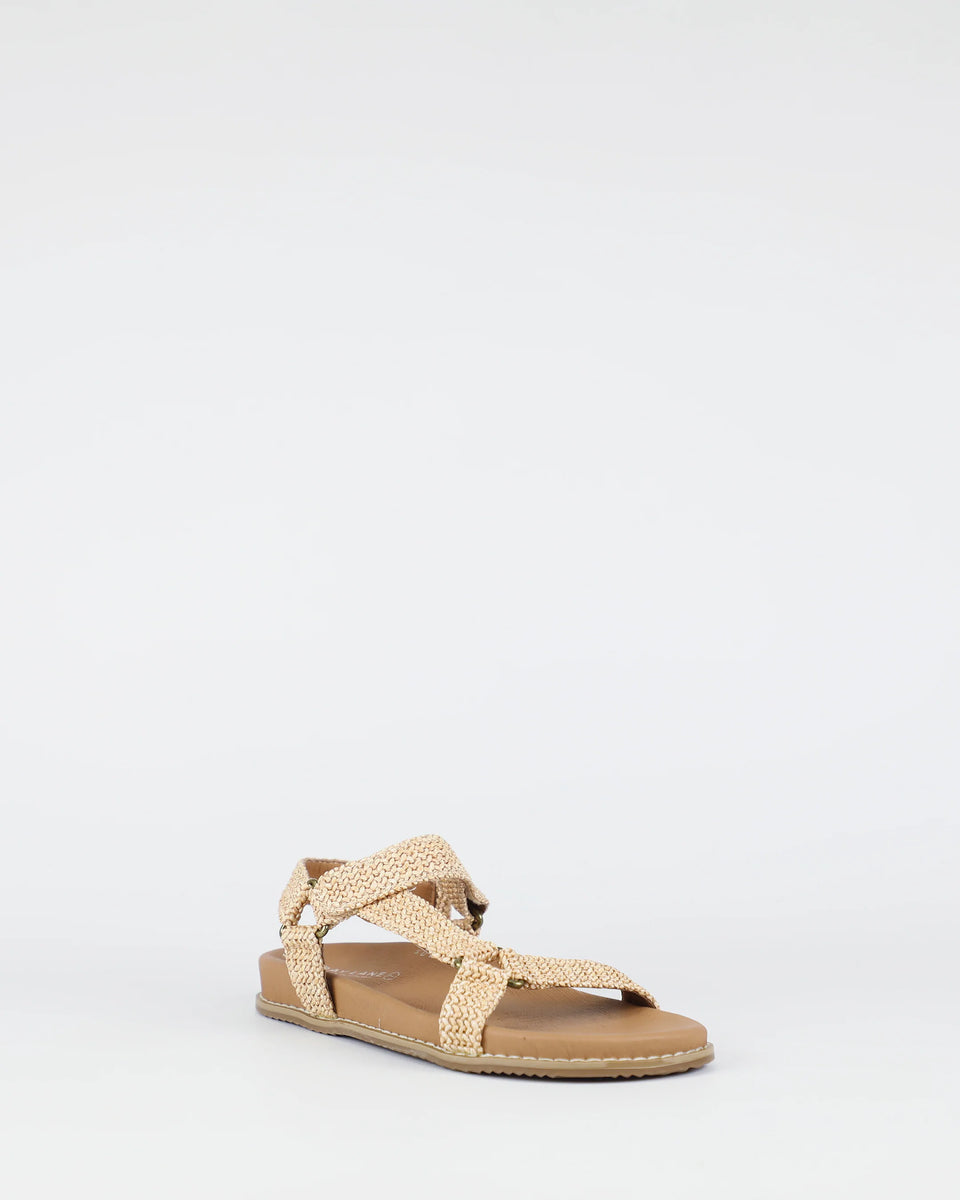 Bay Lane 'Zulu Sandal' - Natural Rafia – Kendells