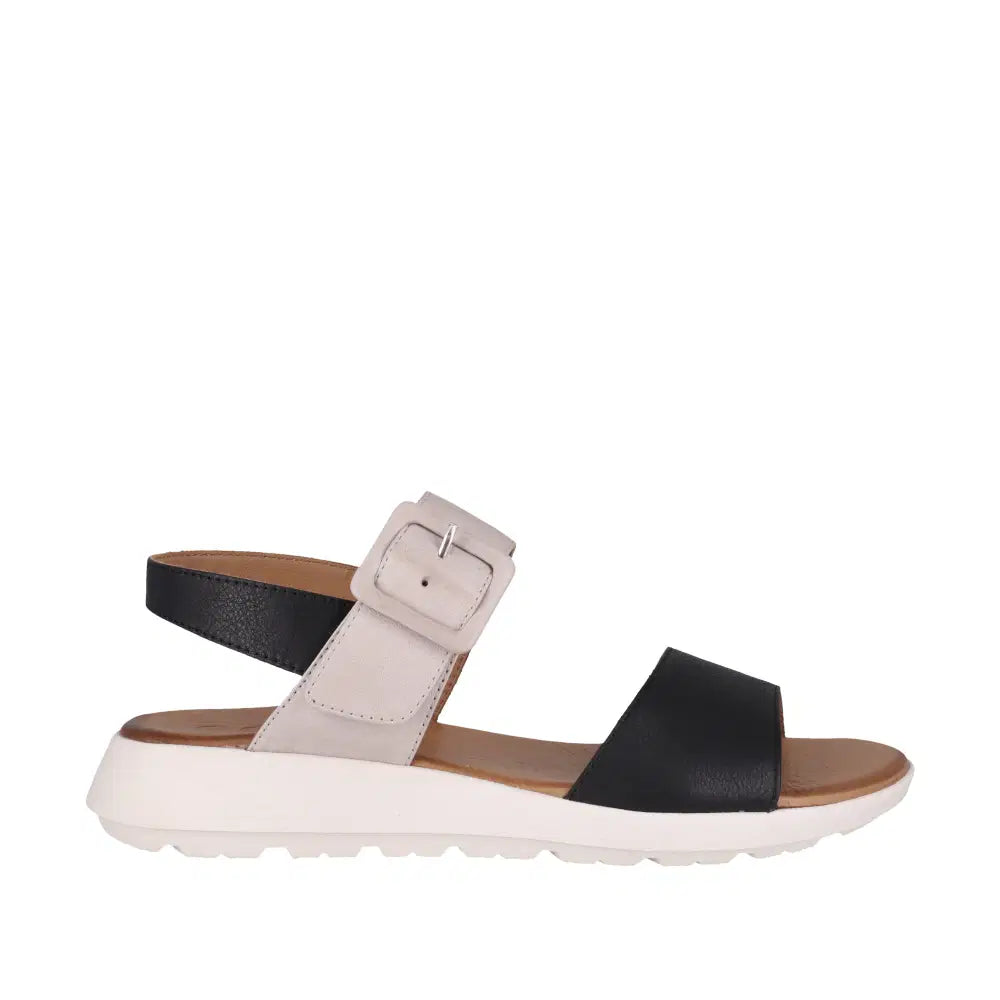 Cabello 'Pepe Sandal'- Black/Cream – Kendells
